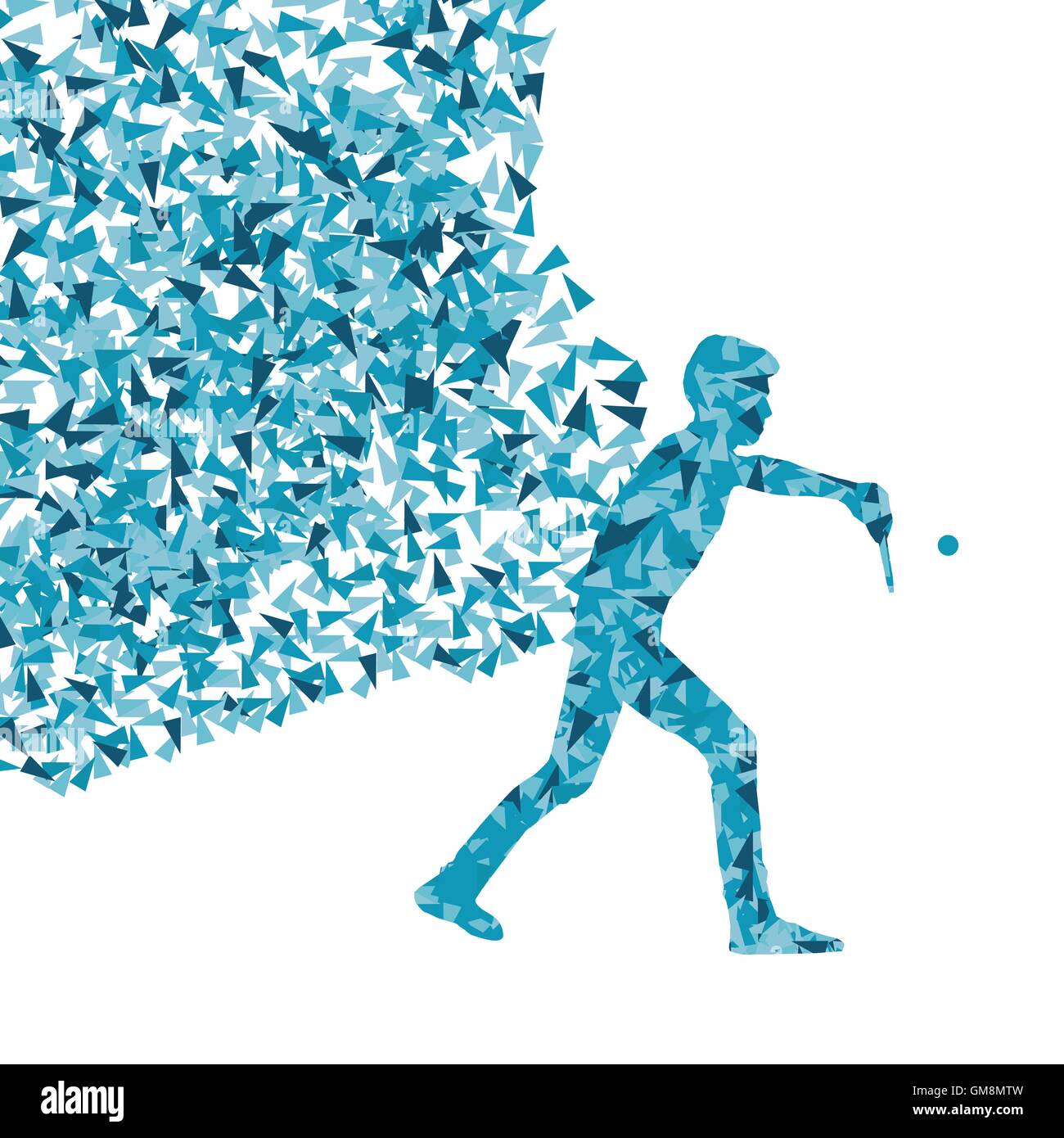 Table tennis player ping pong game vector abstract background ...