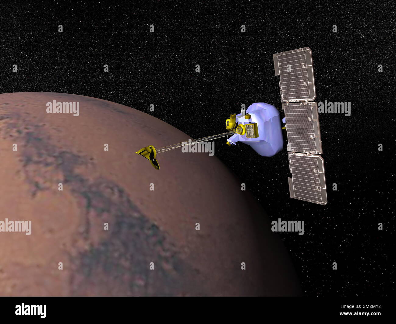 From The Mars Odyssey Space Probe Images
