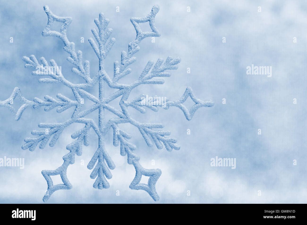 Snowflake big closeup Stock Photo - Alamy