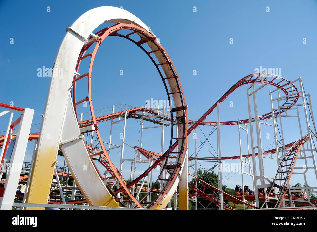 Rollercoaster Fairground Stock Photos & Rollercoaster Fairground Stock ...
