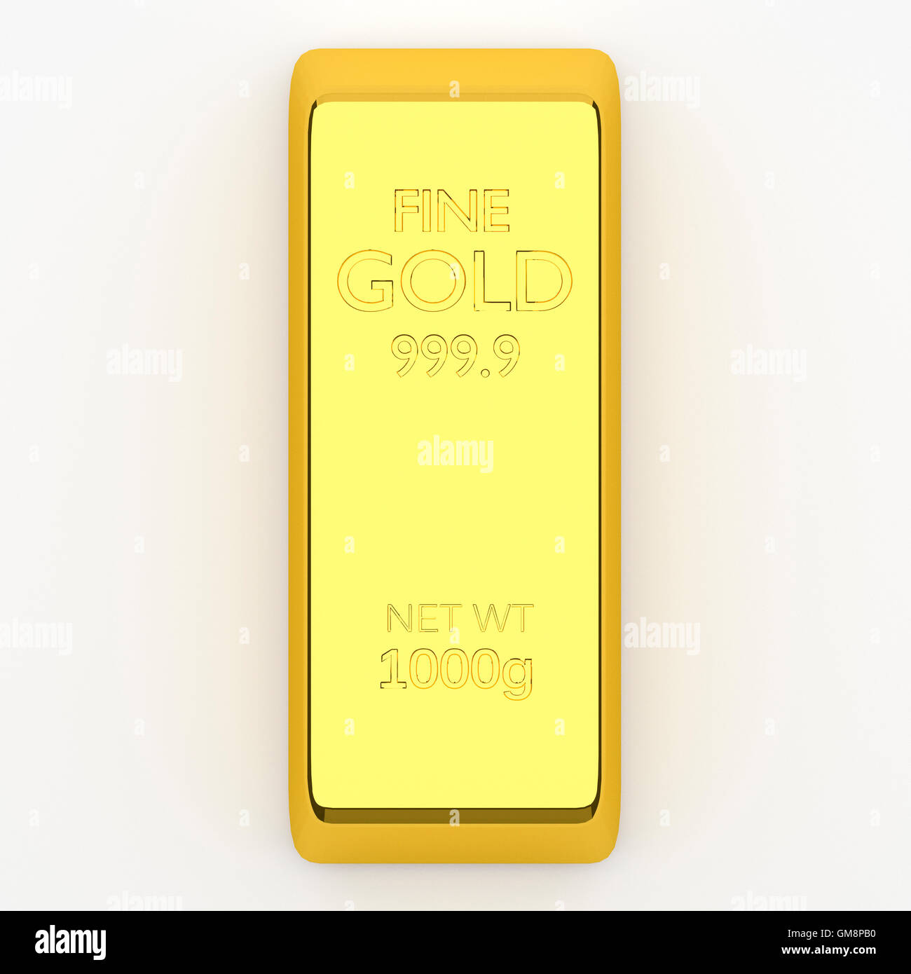 isolated gold bar Stock Photo - Alamy
