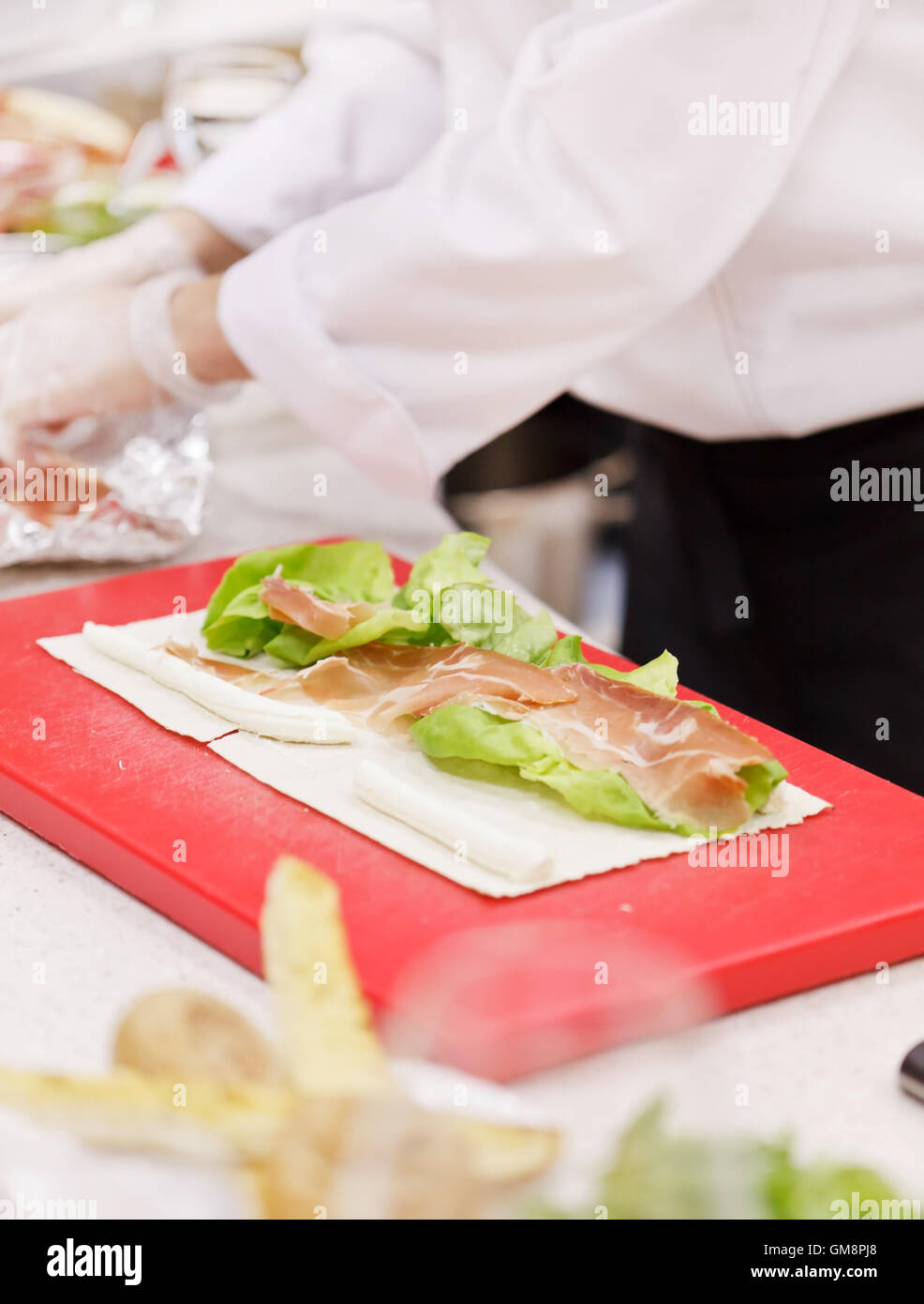 chef at work Stock Photo - Alamy