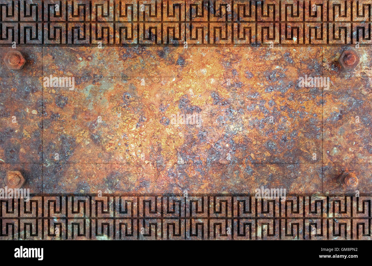 Old rusty signboard Stock Photo - Alamy