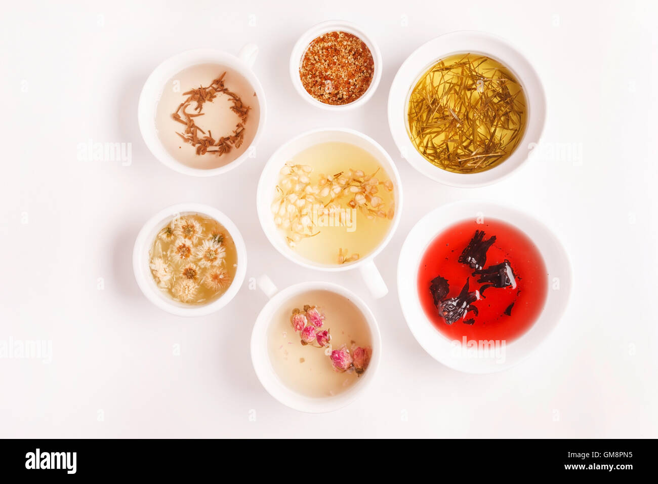 unique kinds of tea Stock Photo - Alamy