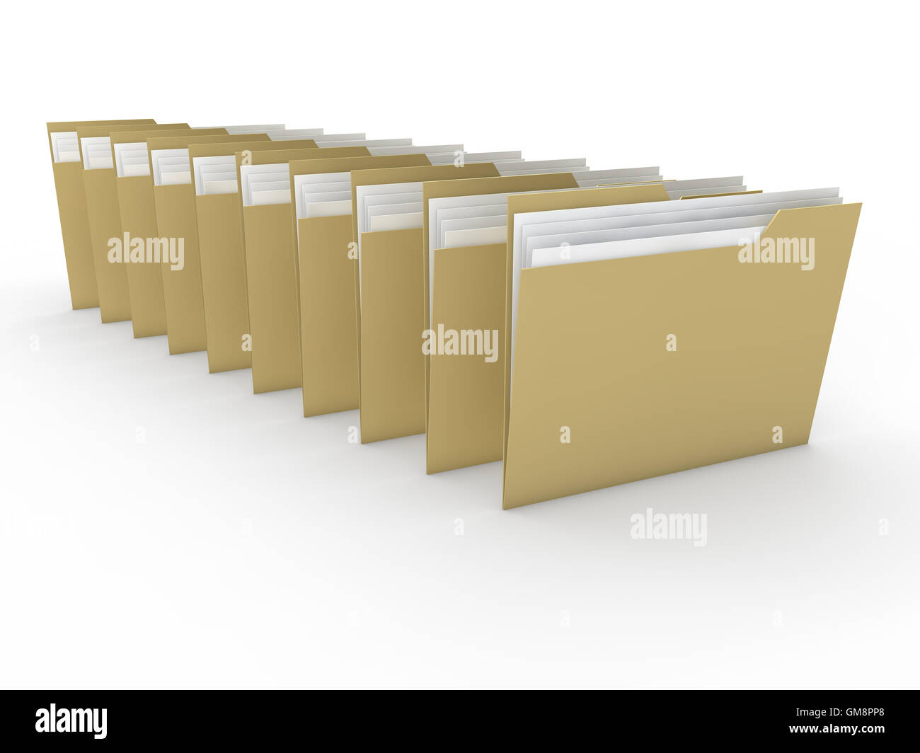 3d folder paper Stock Photo - Alamy
