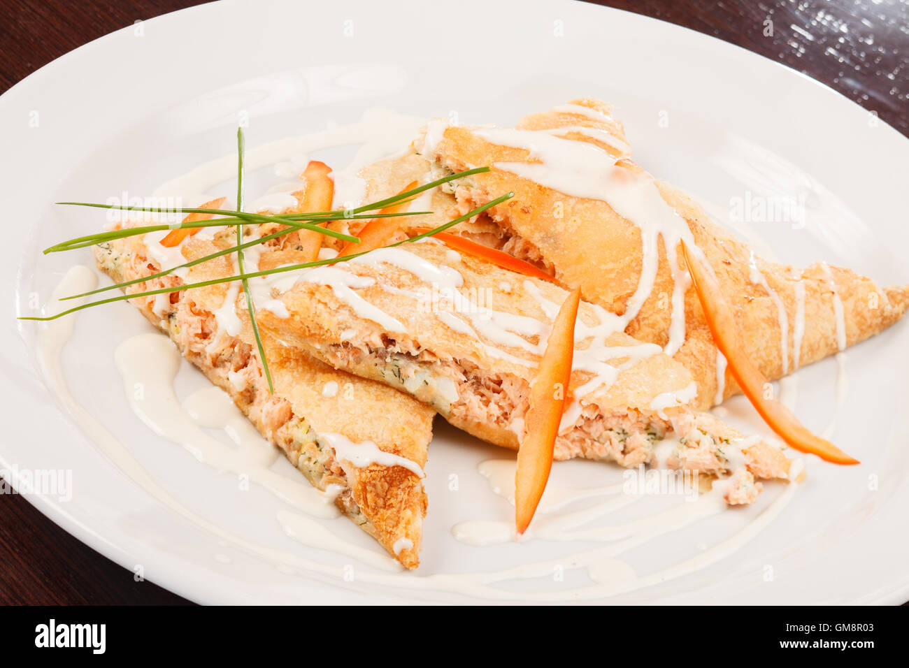 Fish flan hi-res stock photography and images - Alamy