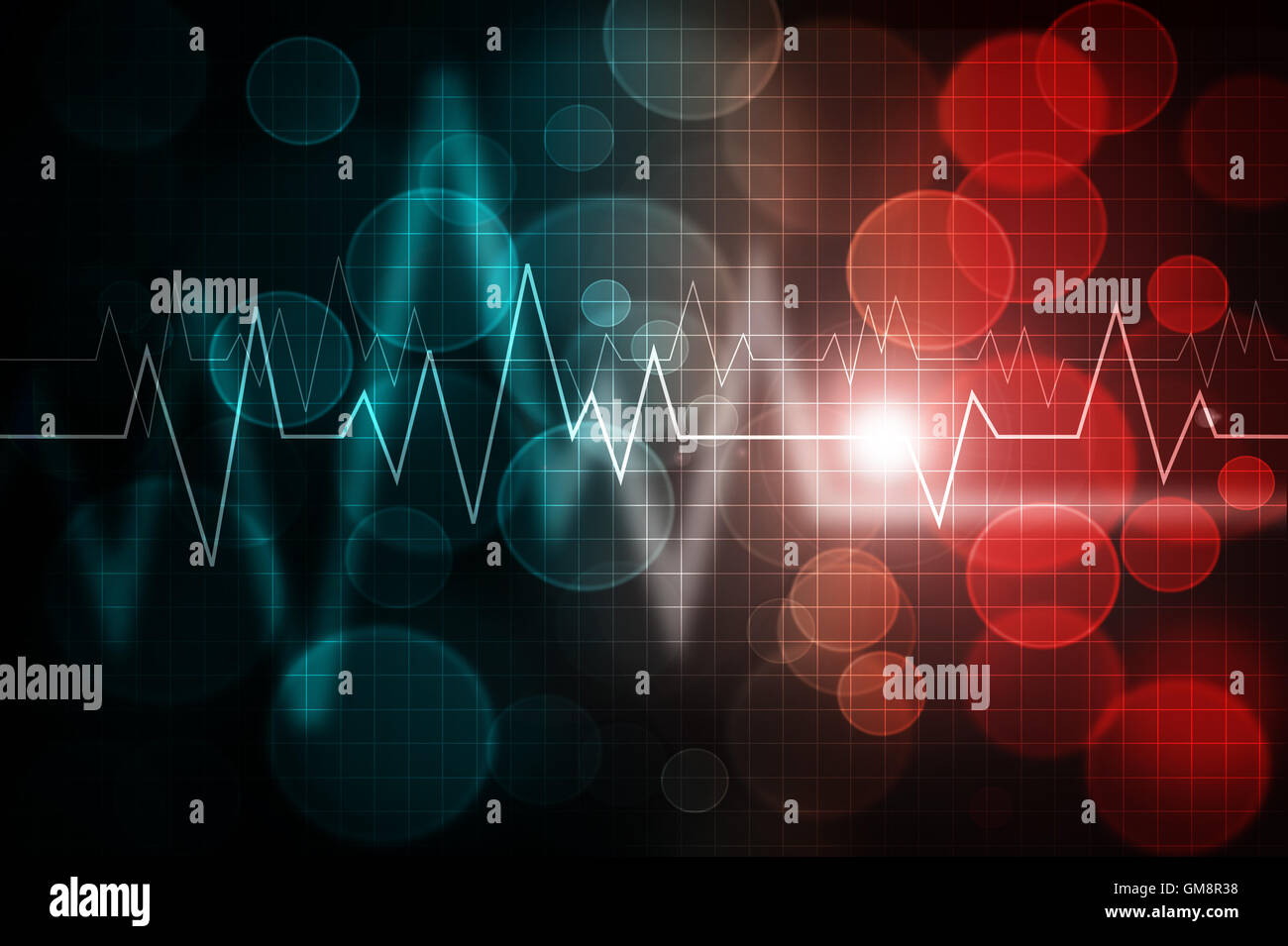 Ecg circle hi-res stock photography and images - Alamy