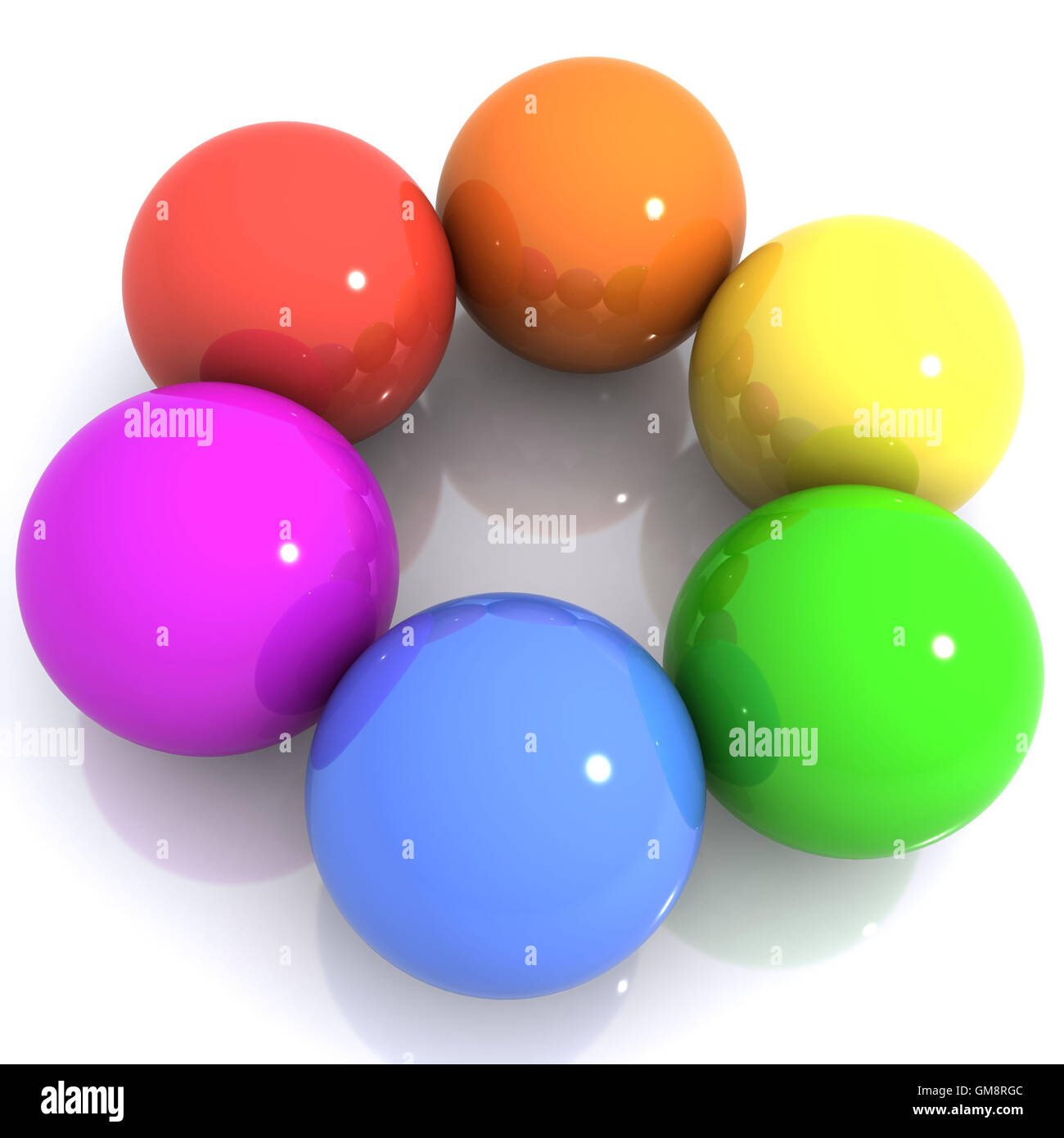 Rainbow balls hi-res stock photography and images - Alamy