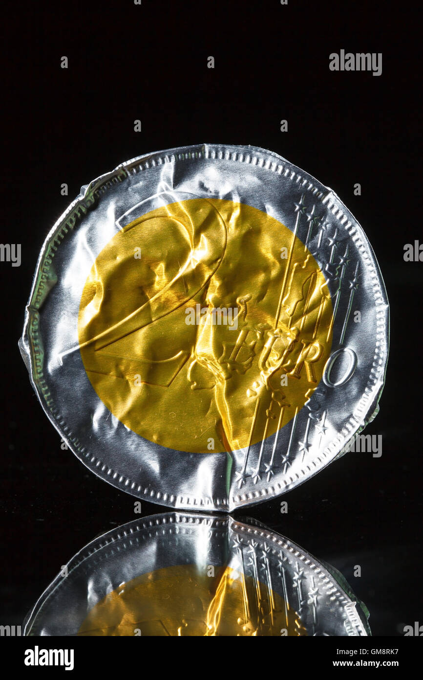 Two euro coin Stock Photo - Alamy