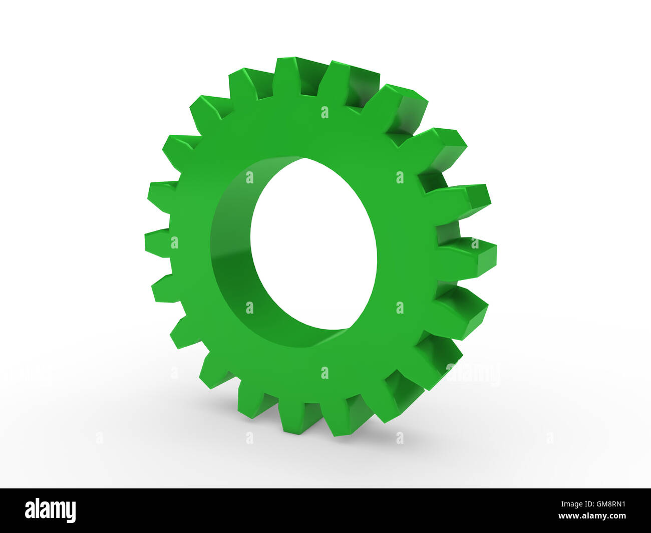 3d gear green Stock Photo - Alamy