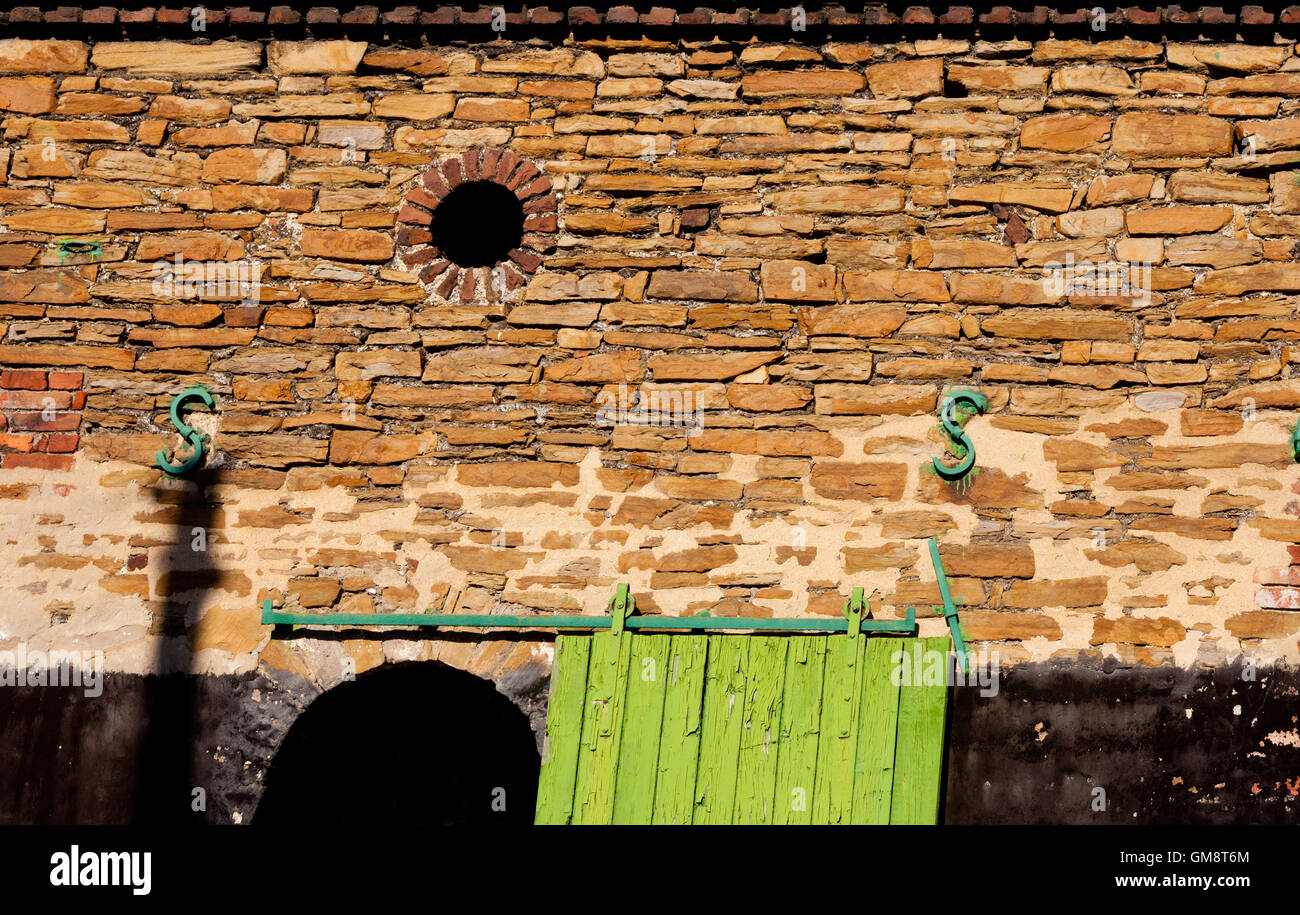 Historic stone wall Stock Photo - Alamy