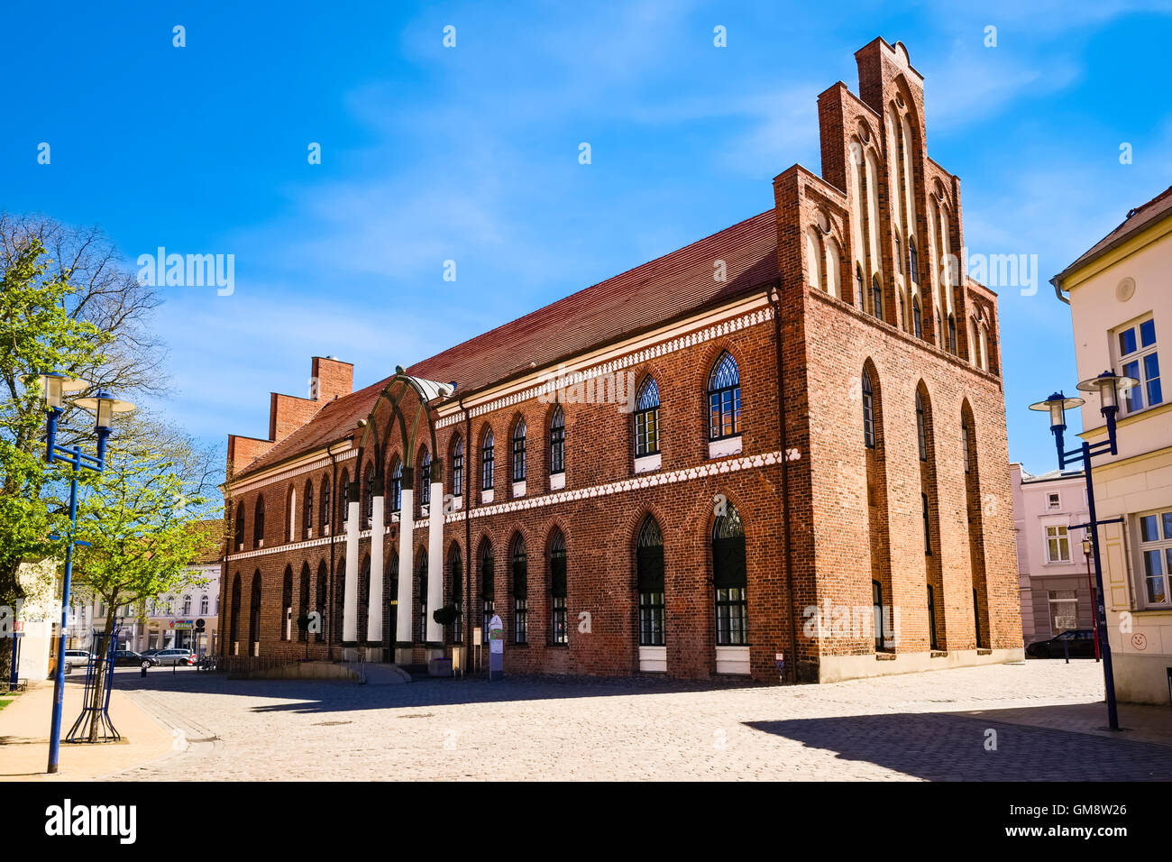Town Hall in Parchim, Mecklenburg Western Pomerania, Germany Stock ...