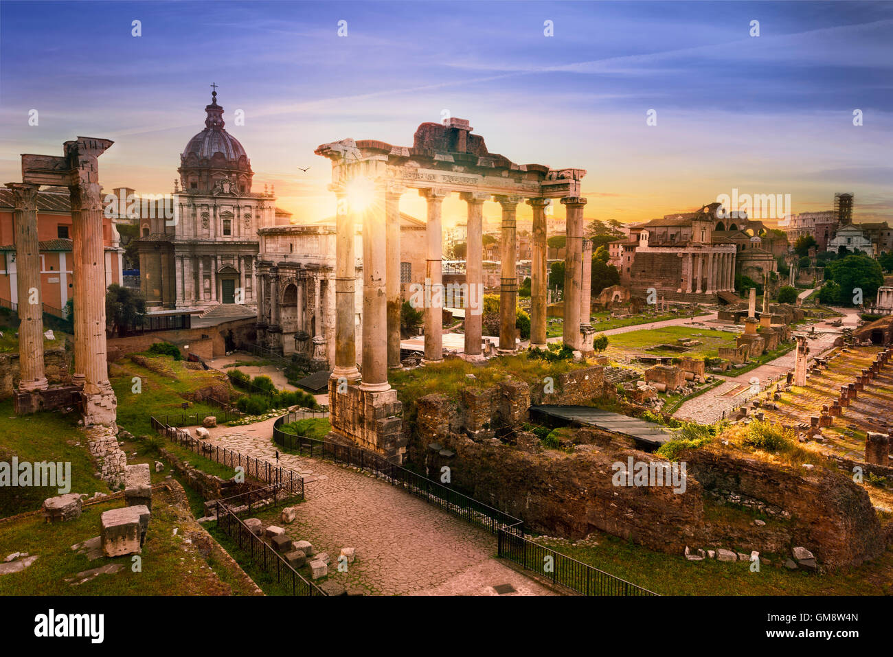 Ancient roman sunrise hi-res stock photography and images - Alamy