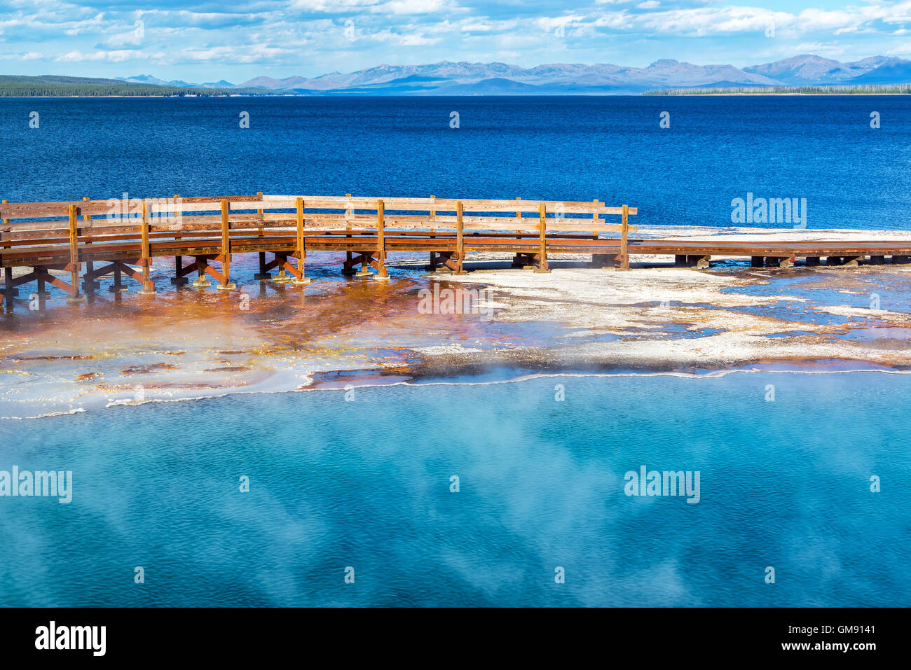 Black pool yellowstone national park hi-res stock photography and ...