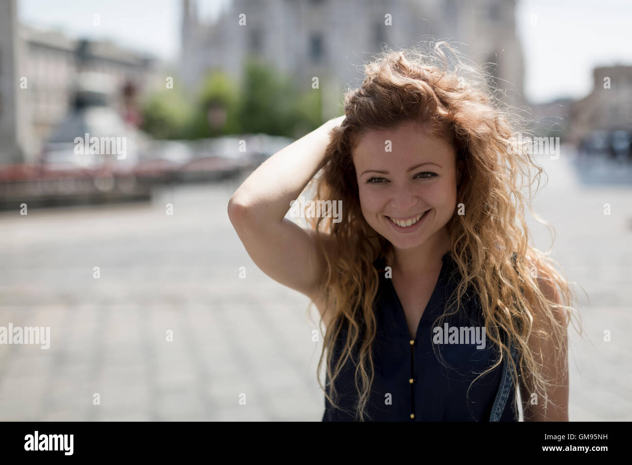 Italy milan portrait smiling hi-res stock photography and images - Alamy