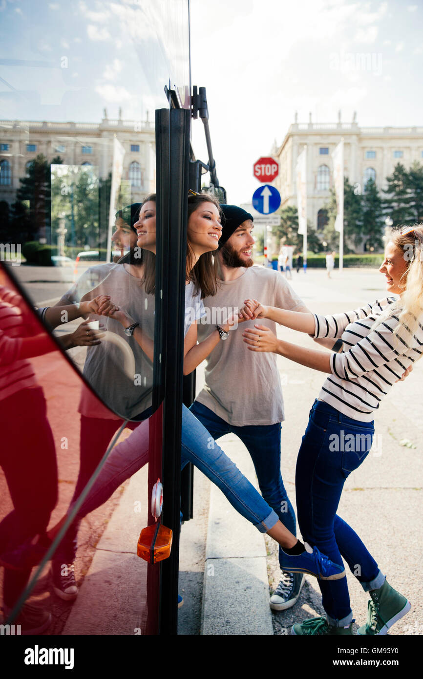 Young people in transport museum hi-res stock photography and images ...