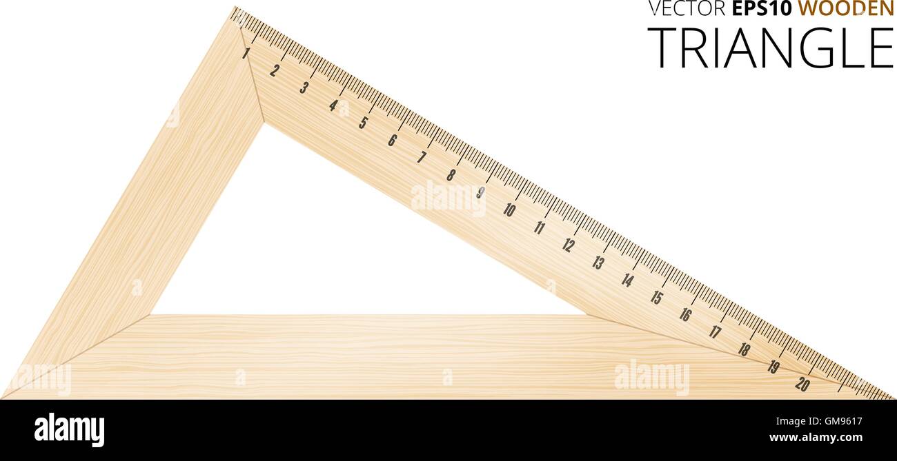 Wooden vector triangle Stock Vector Image & Art - Alamy