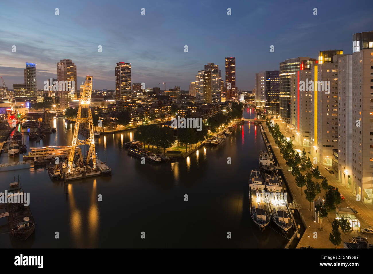 Evening rotterdam hi-res stock photography and images - Alamy