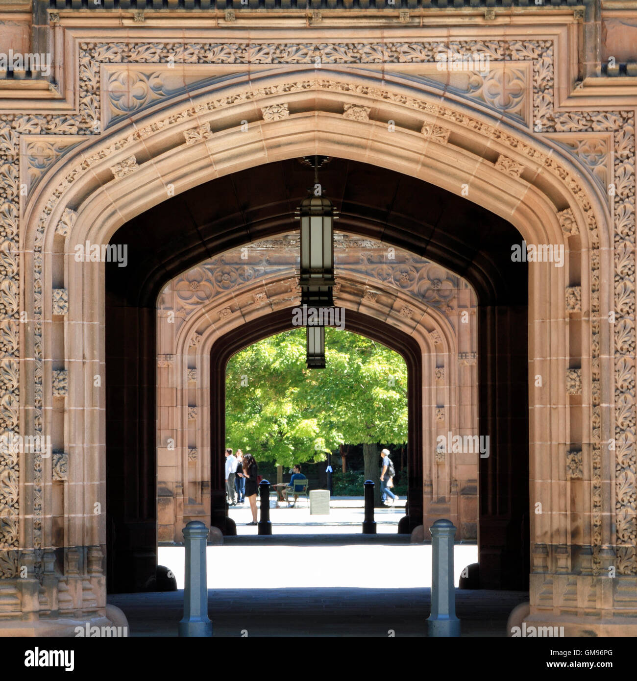 Courtyard entrance to East Pyne Hall, Princeton University, Princeton ...