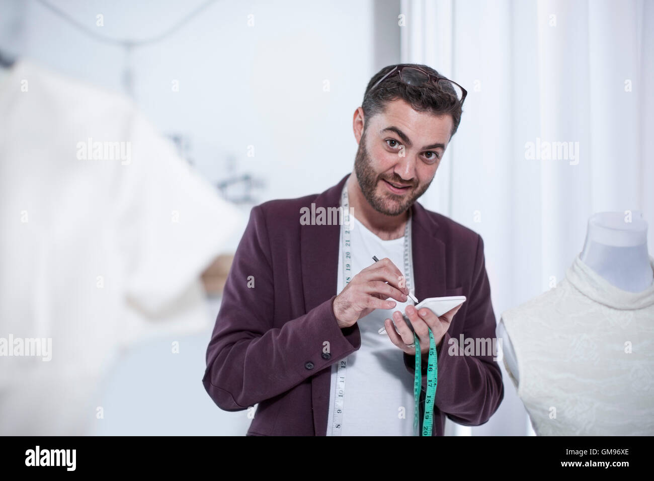 Portrait of fashion designer Stock Photo - Alamy