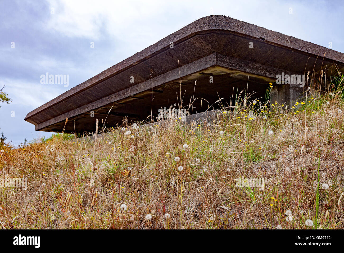 Command Bunker for Battery Russell at at Fort Steven's State Park in ...