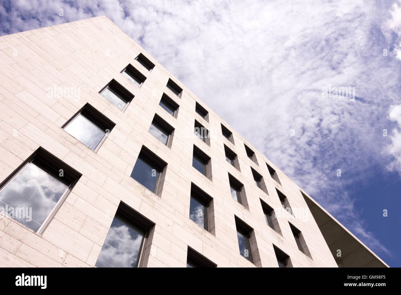 Germany, Berlin, part of facade of Federal Foreign Office Stock Photo ...