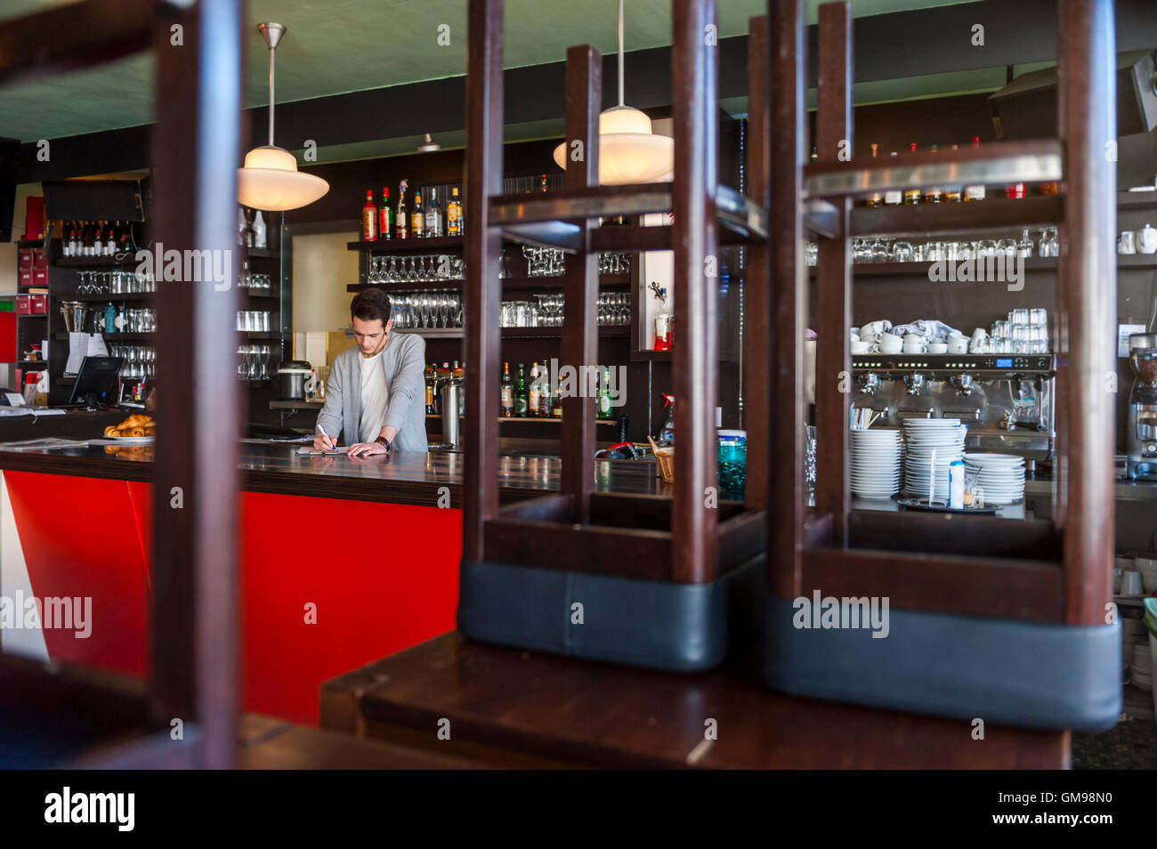 Notes on a bar hi-res stock photography and images - Alamy