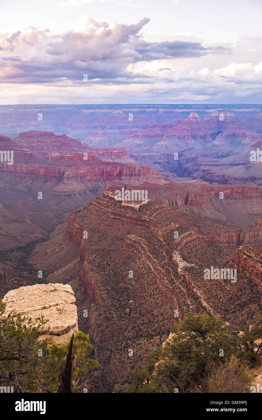 USA, Arizona, South Rim, Grand Canyon, view from Pima Point Stock Photo ...