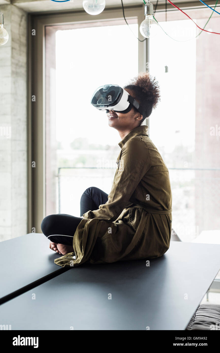 Conference table virtual reality glasses hi-res stock photography and ...