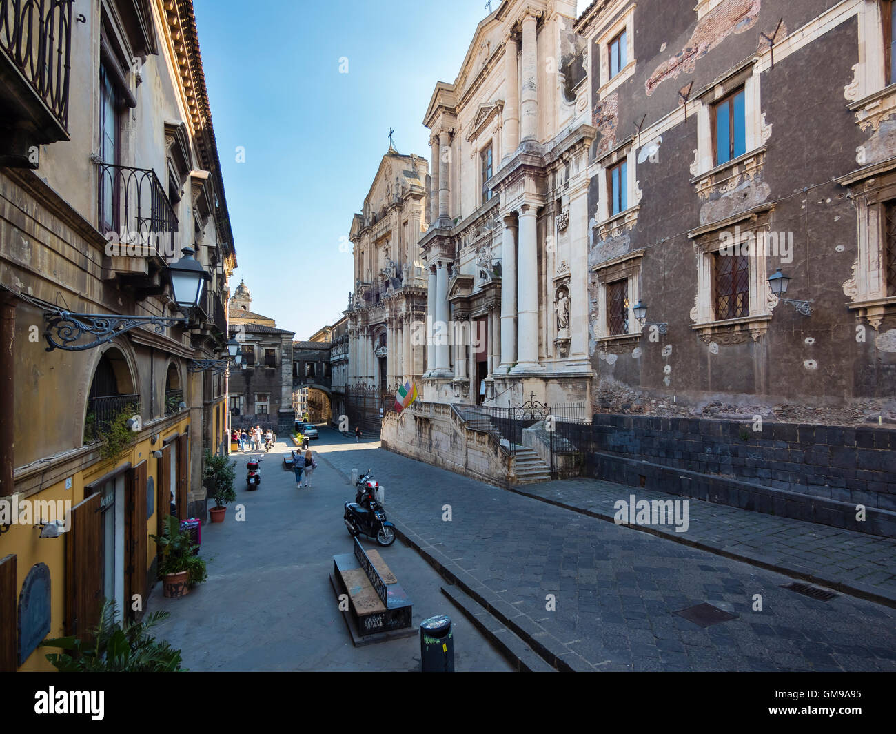 Sicily, Catania, Church of San Francesco Borgia Stock Photo - Alamy
