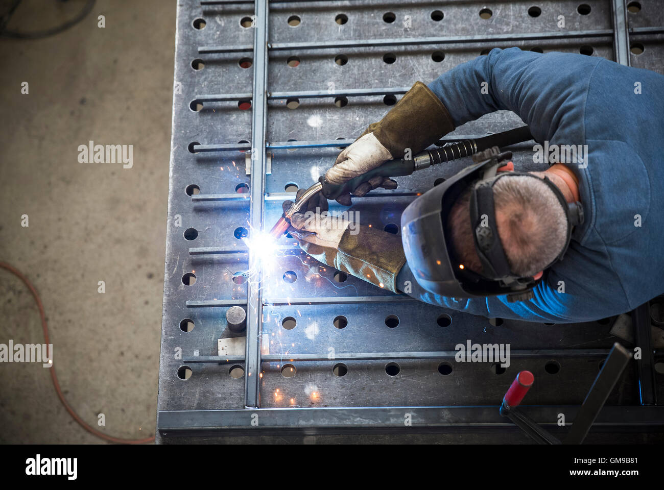 Welder Welding Railing High Resolution Stock Photography and Images - Alamy