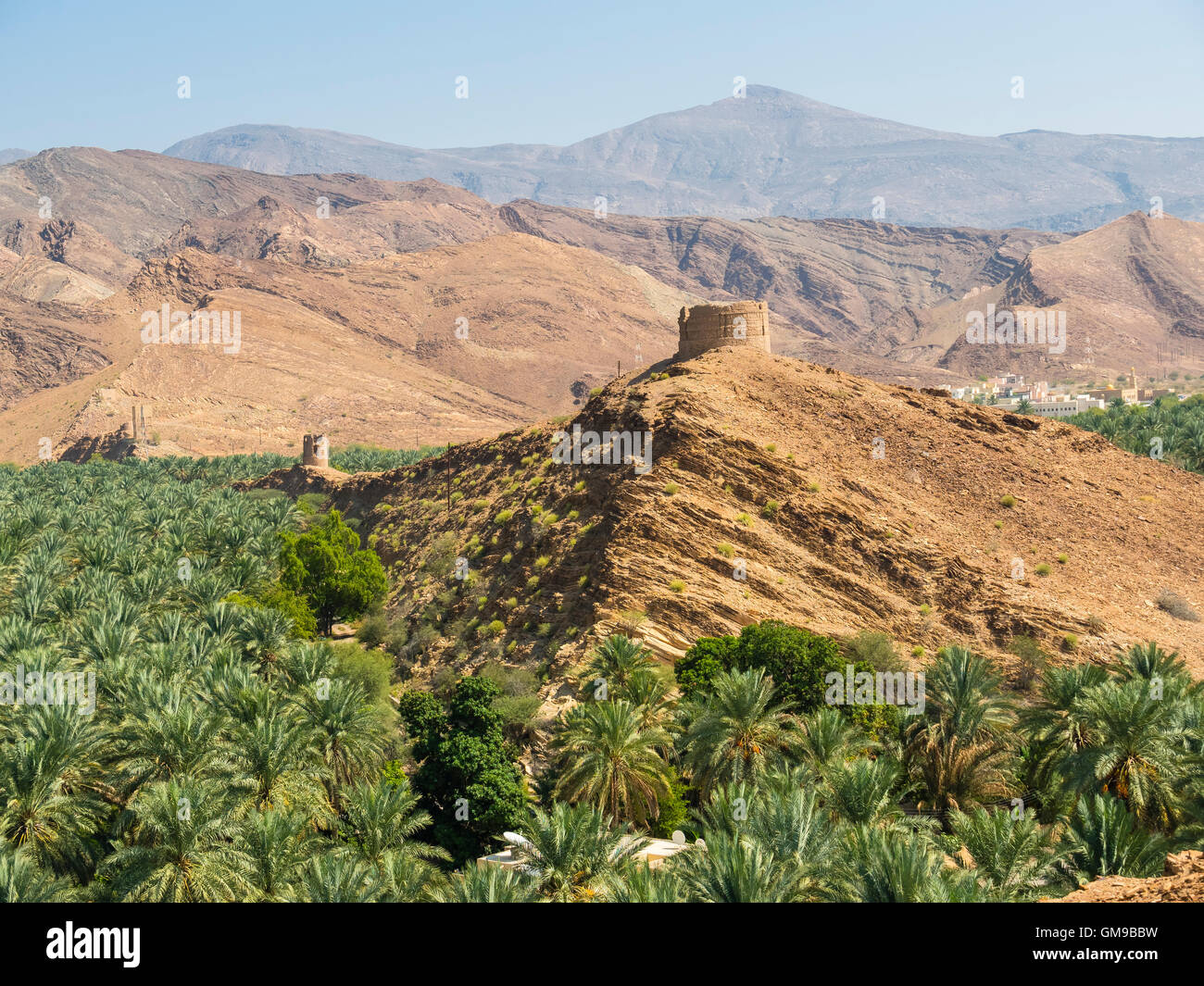 Oman, Ad-Dhakiliya, Al Hajar al Gharbi Mountains, mountain village ...