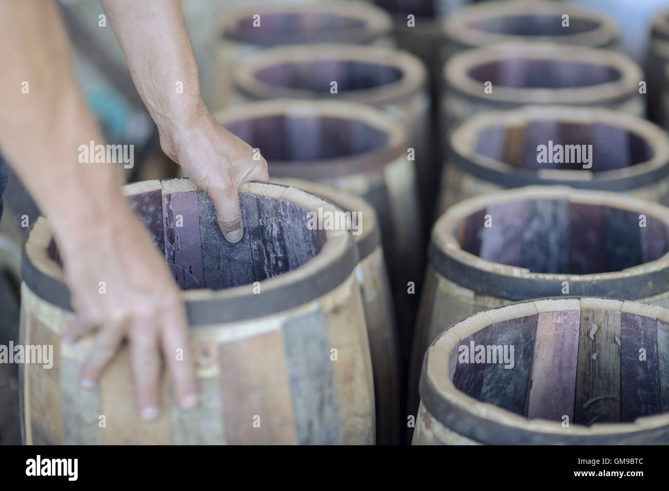 Cooper barrels hi-res stock photography and images - Alamy
