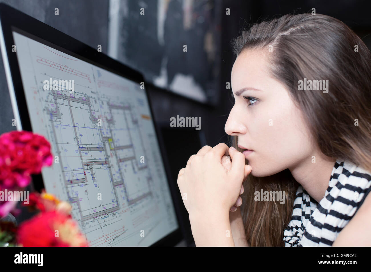 Profile and plan hi-res stock photography and images - Alamy