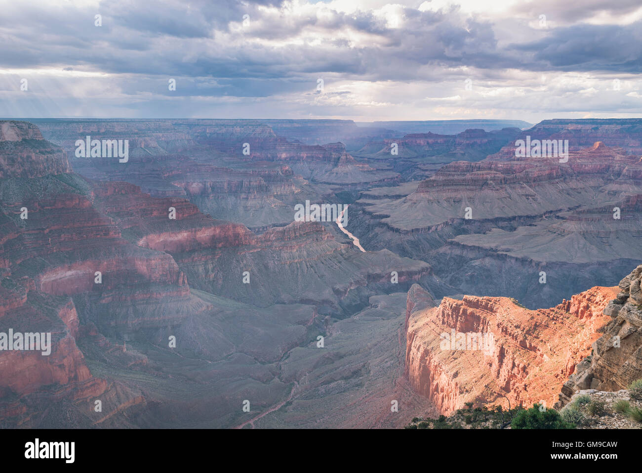 USA, Arizona, South Rim, Grand Canyon, view from Mohave Point Stock ...