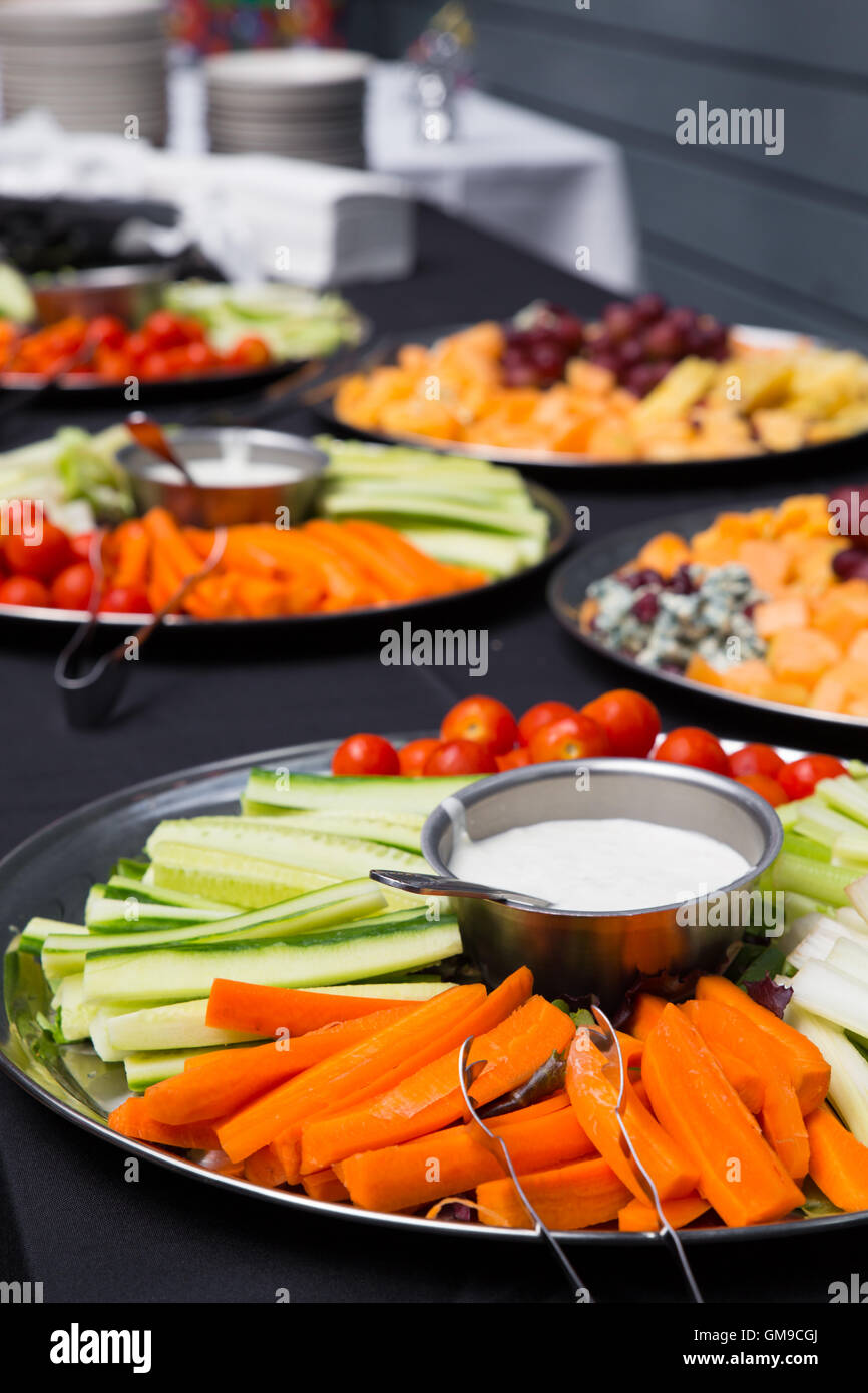 Healthy Veggie Party Platter Stock Photo - Alamy