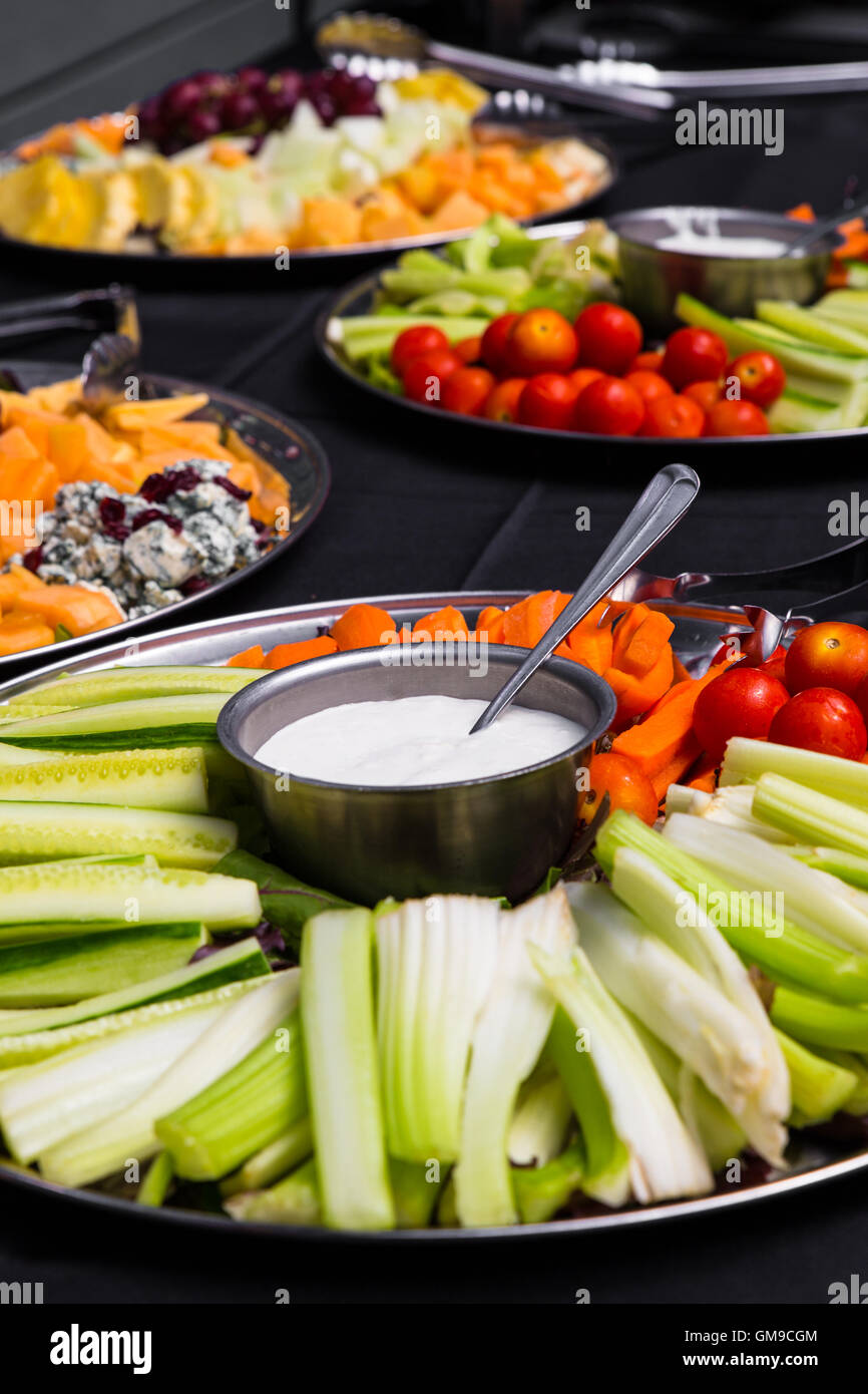 Healthy Veggie Party Platter Stock Photo - Alamy