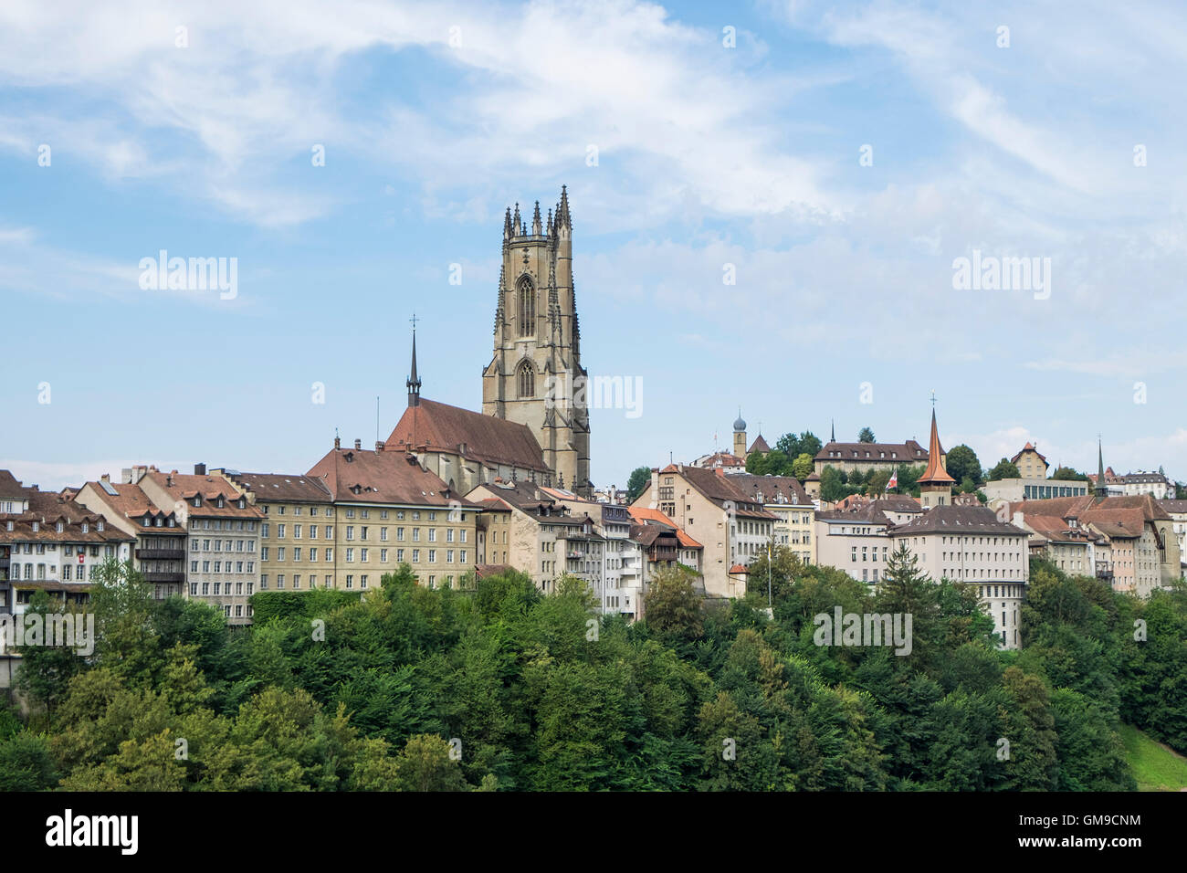 Switzerland, Canton Fribourg, Fribourg, landscape Stock Photo - Alamy