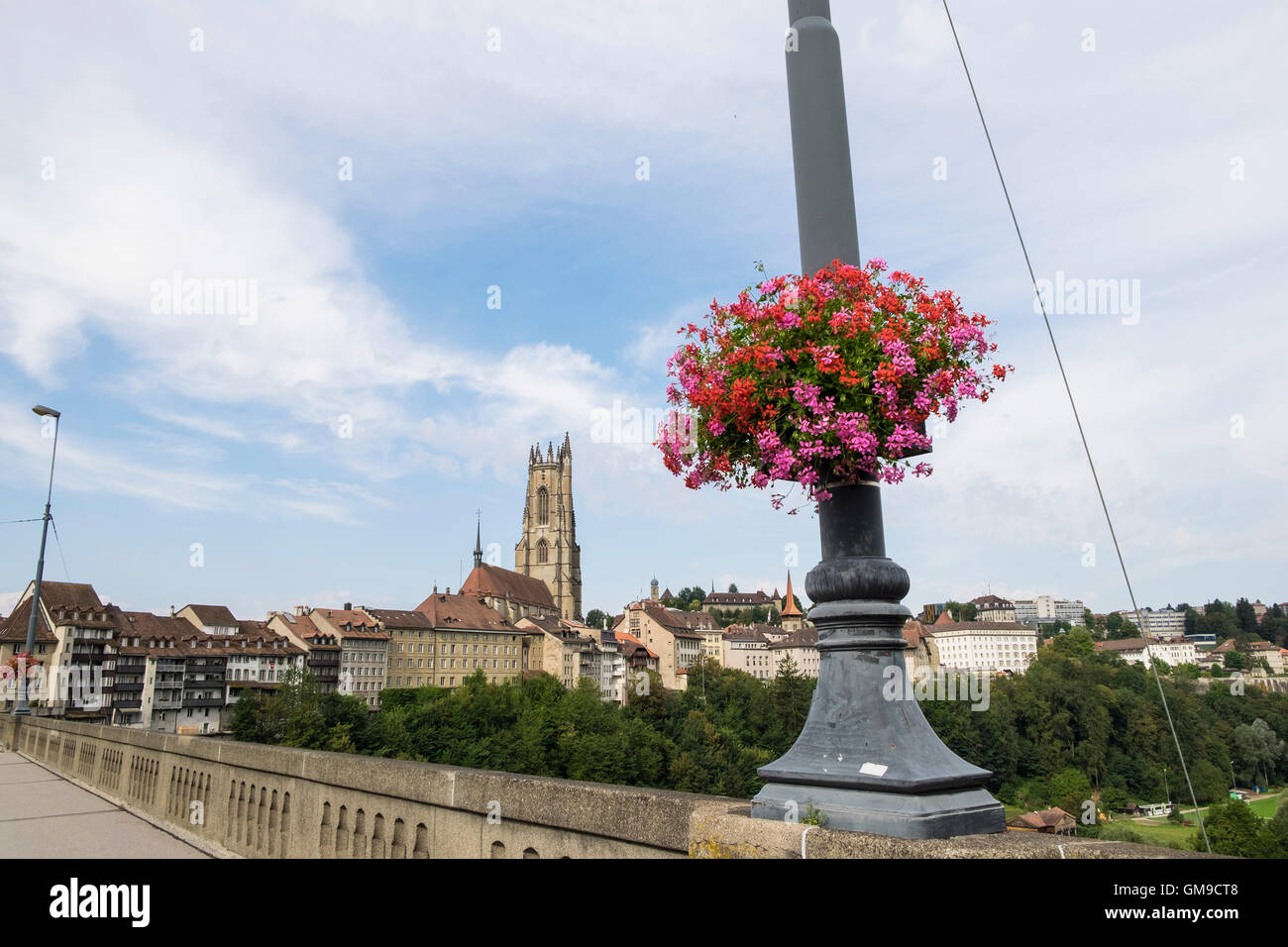 Canton fribourg freiburg switzerland fribourg hi-res stock photography ...