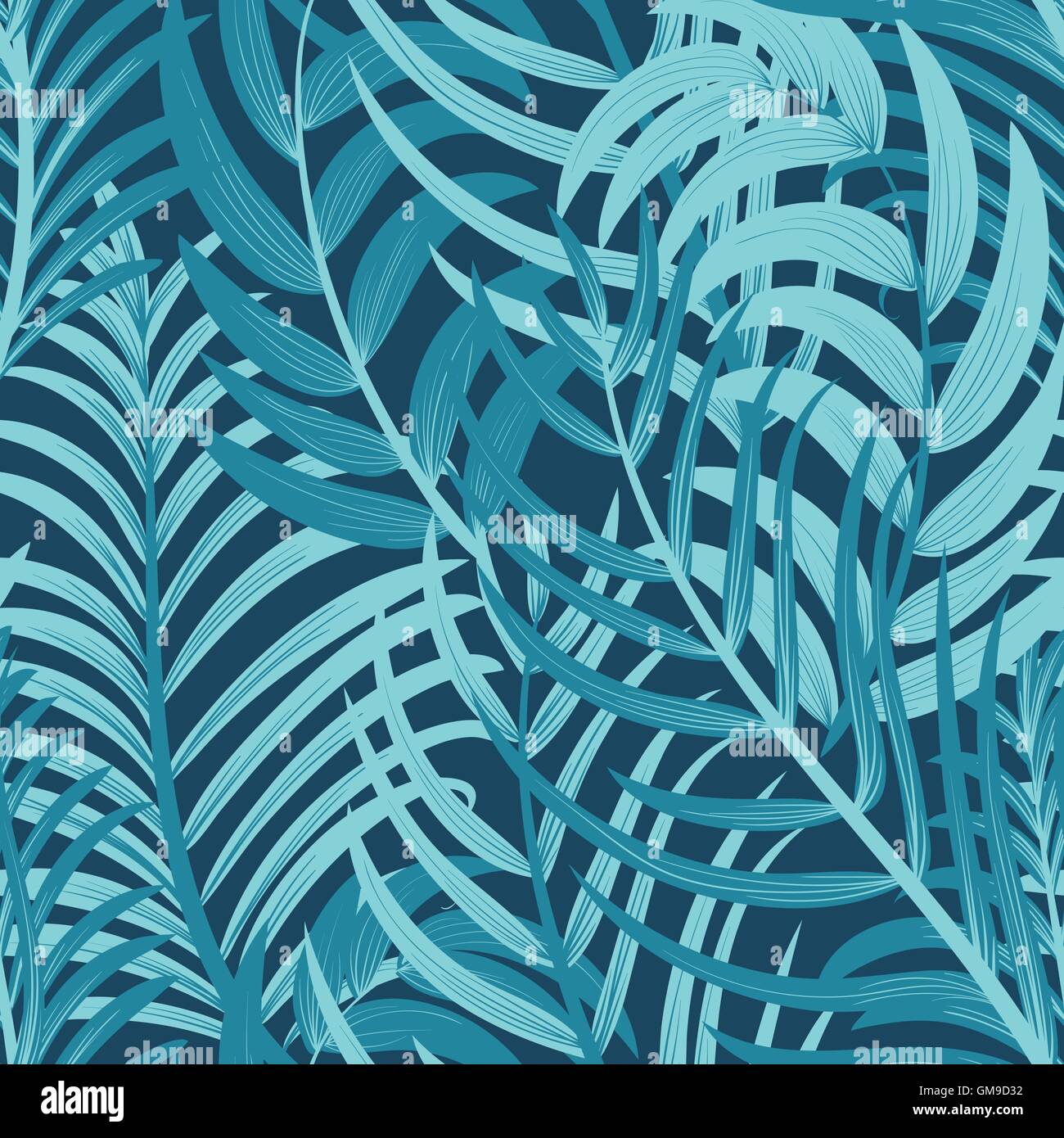Tropical Leaves pattern Stock Vector Image & Art - Alamy