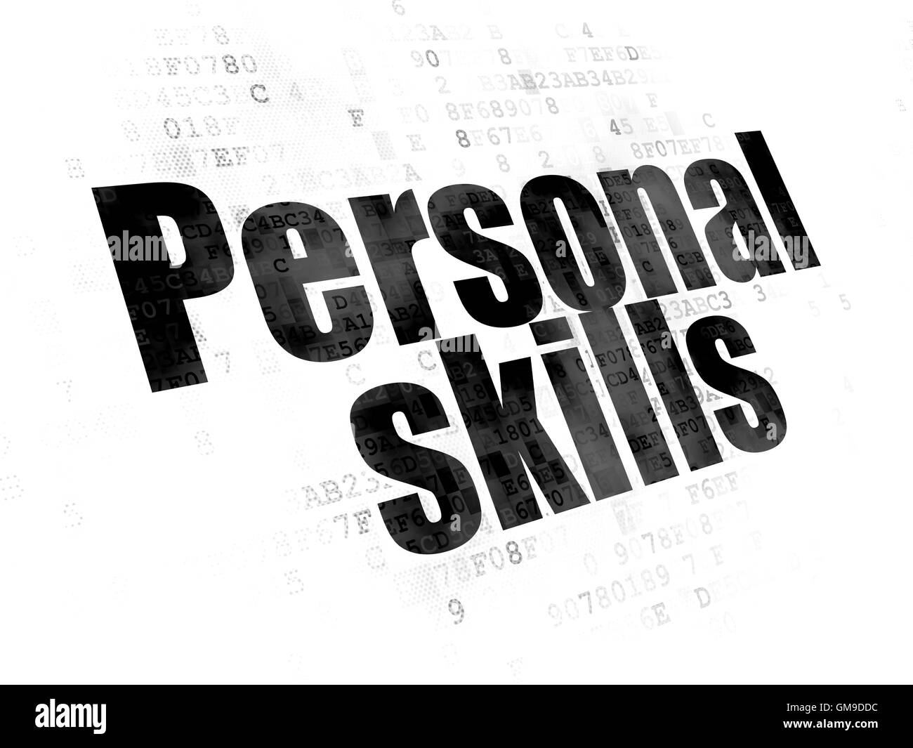 Education concept: Personal Skills on Digital background Stock Photo ...