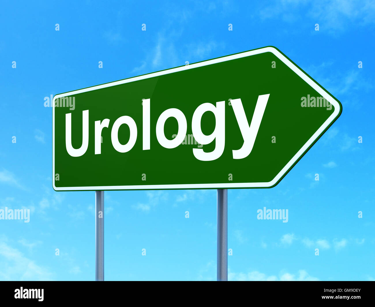 Healthcare concept: Urology on road sign background Stock Photo - Alamy