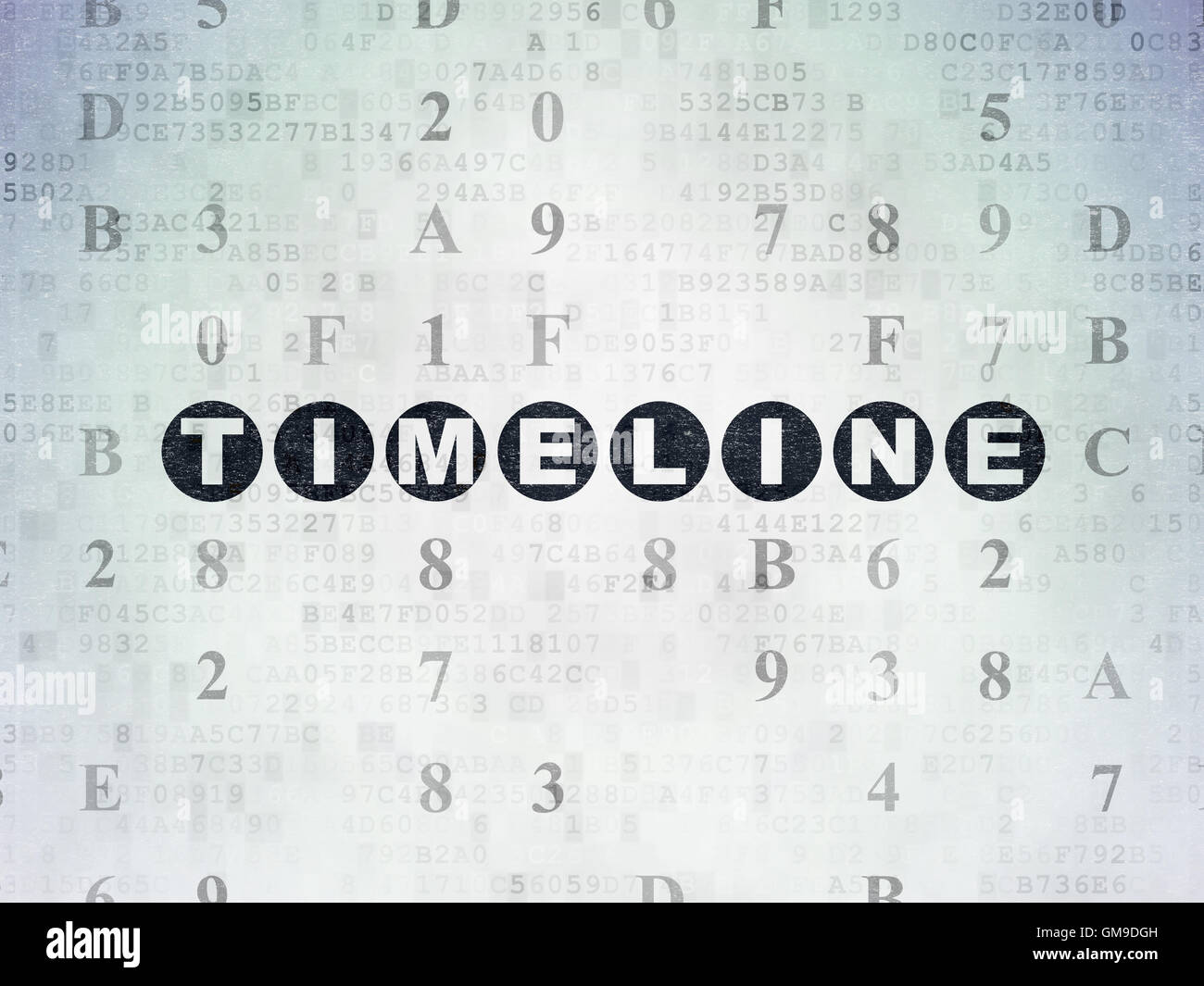Time concept: Timeline on Digital Data Paper background Stock Photo - Alamy
