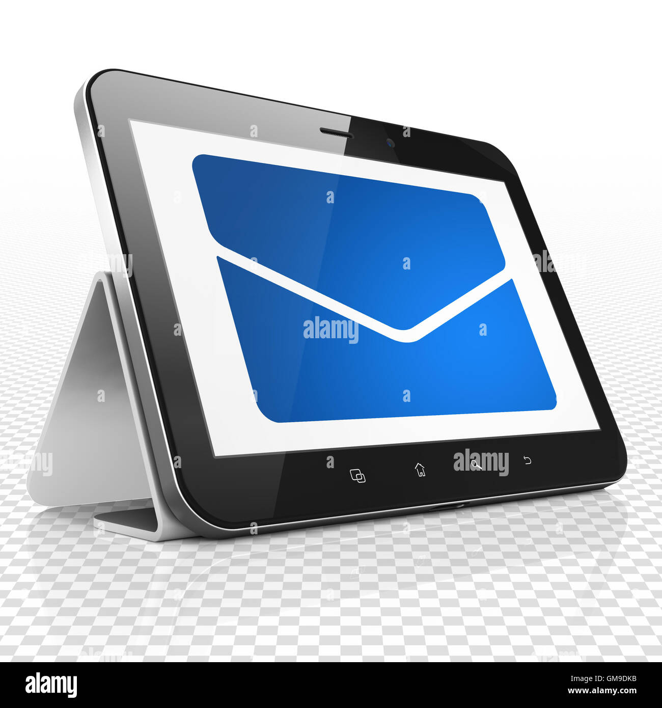 Finance concept: Tablet Computer with Email on display Stock Photo - Alamy