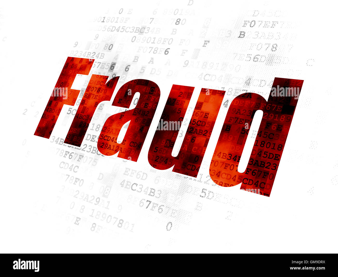 Privacy concept: Fraud on Digital background Stock Photo - Alamy