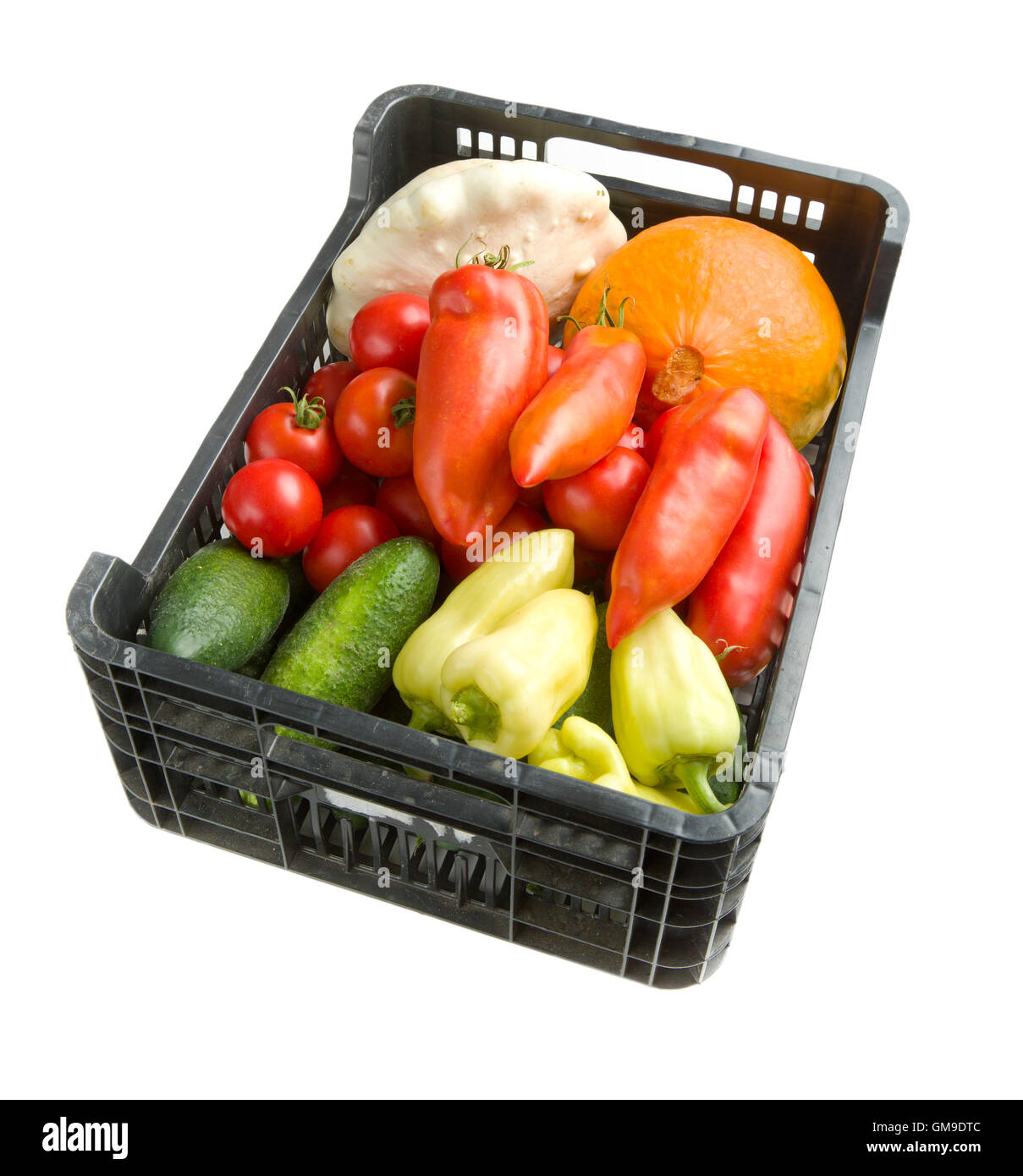 Mix of vegetable in plastic box Stock Photo - Alamy