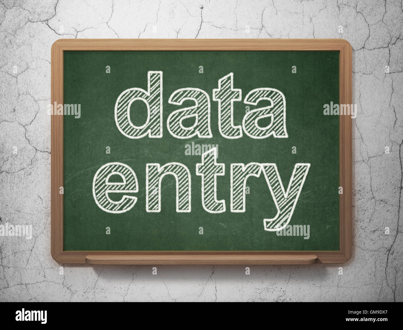 Information concept: Data Entry on chalkboard background Stock Photo ...