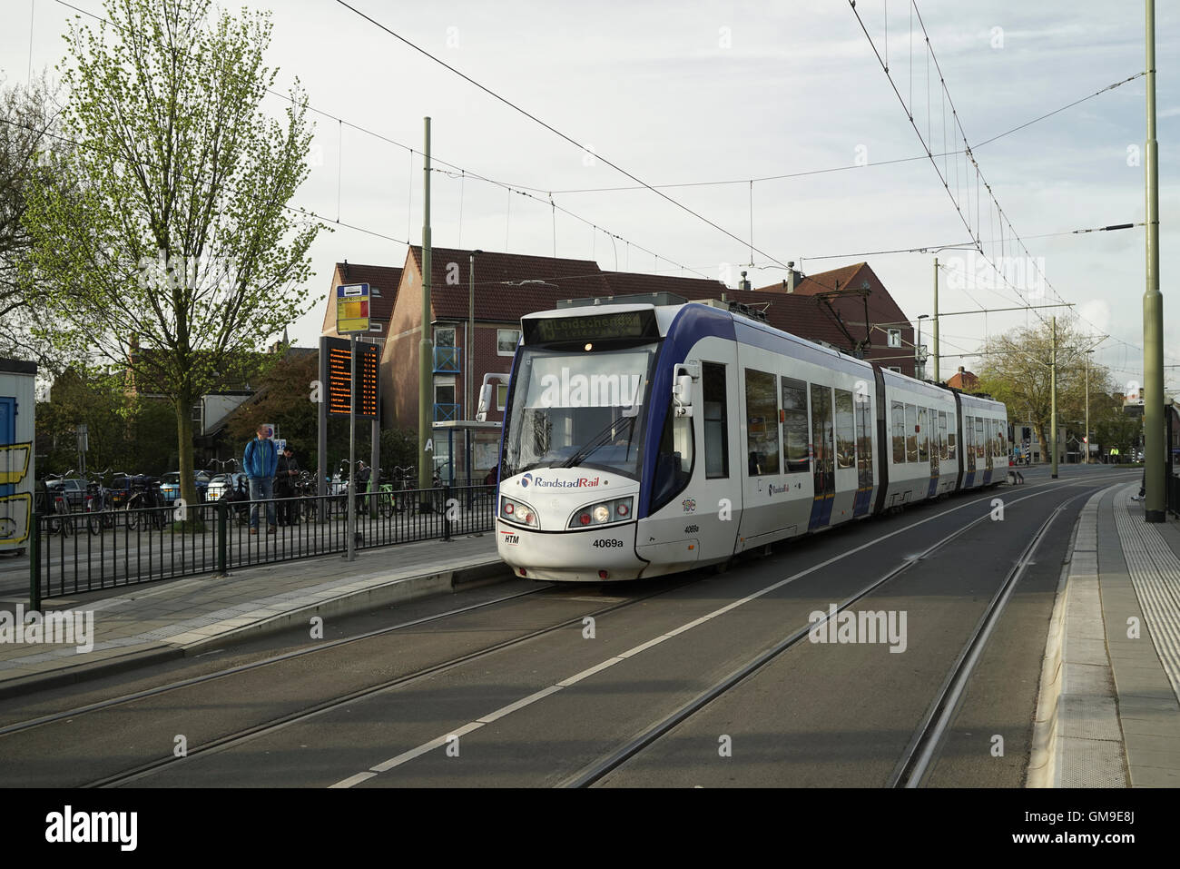 The Hague Alstom Citadis Tram at Delft North -1 Stock Photo - Alamy