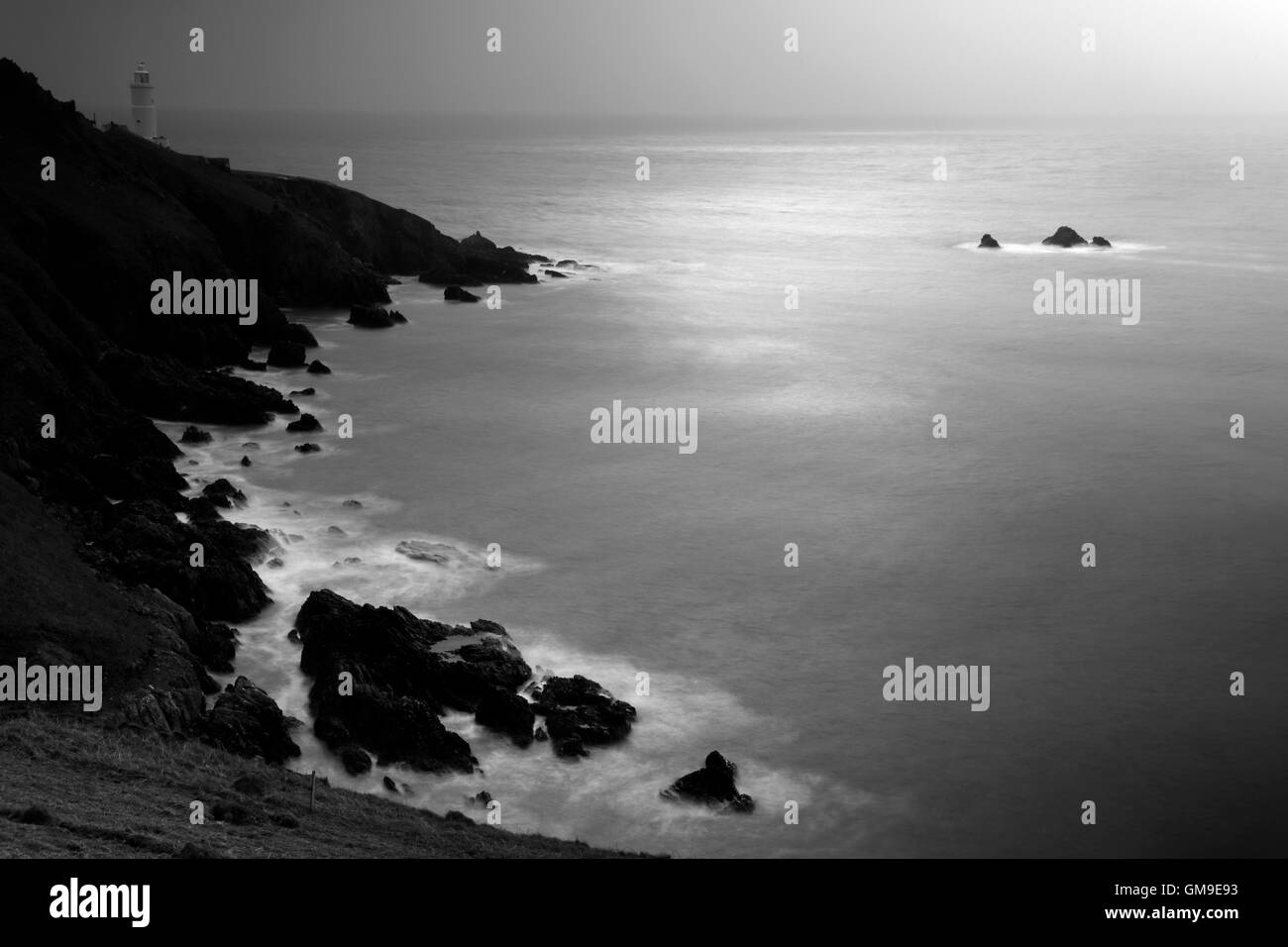 Lighthouse at Start Point, Devon, England, UK Stock Photo - Alamy