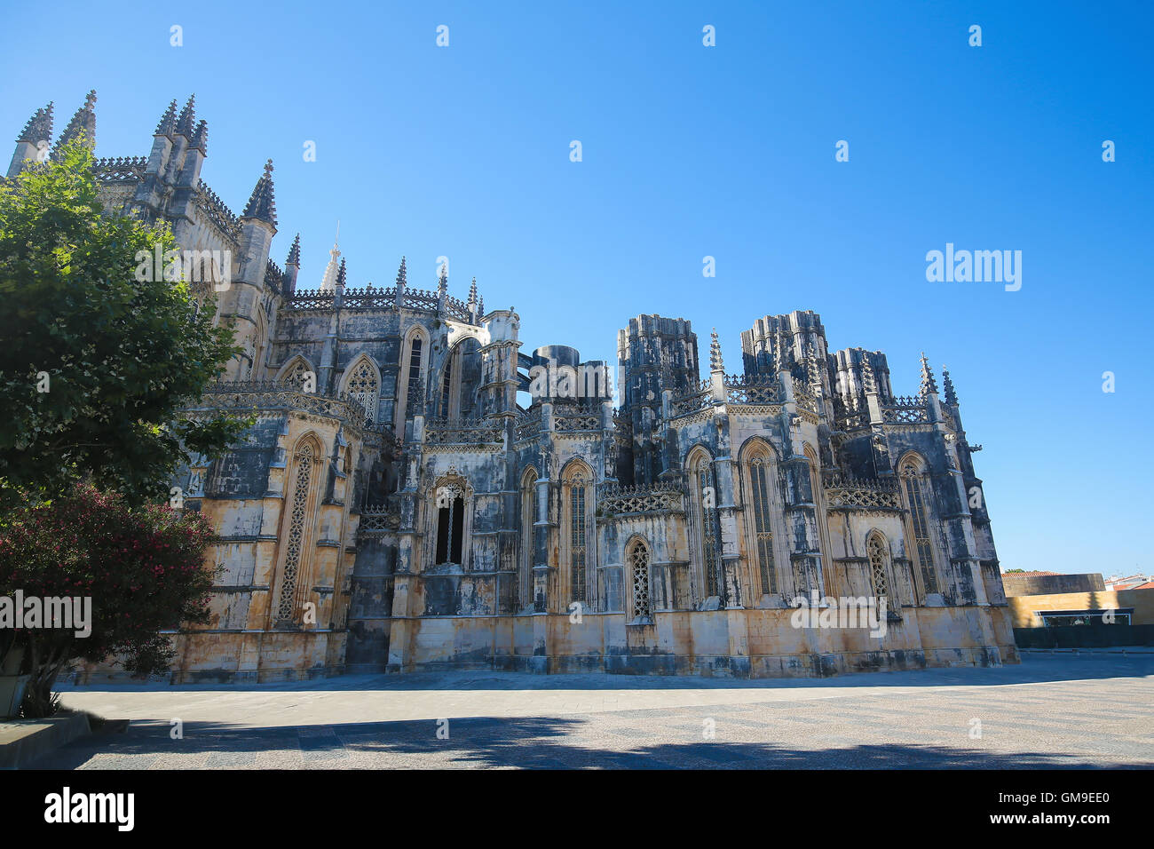 Lateral view of the Monastery of Batalha, one of the most important ...